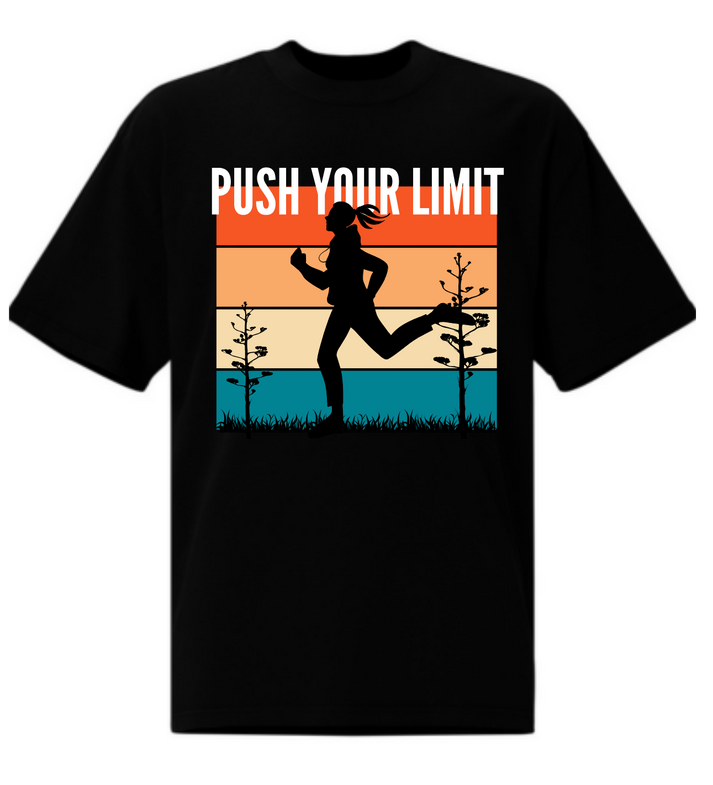 Push Your Limits – Oversize T-Shirt – Zaahe